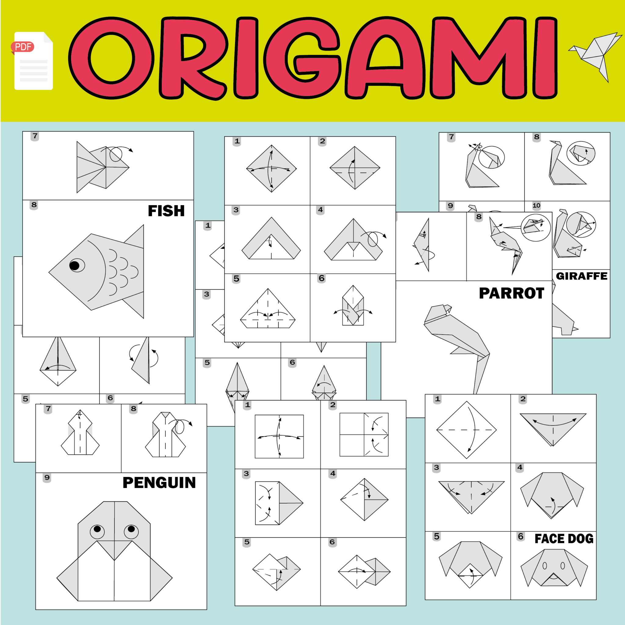 Easy Origami Animals | Made By Teachers
