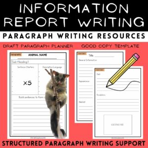 4 Australian Animal Information Texts, Report Writing & Reading Analysis Tasks Bundle | Made By ...