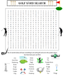 Golf Word Search PLUS Sixth Grade Word Search (2 Puzzles) | Made By ...