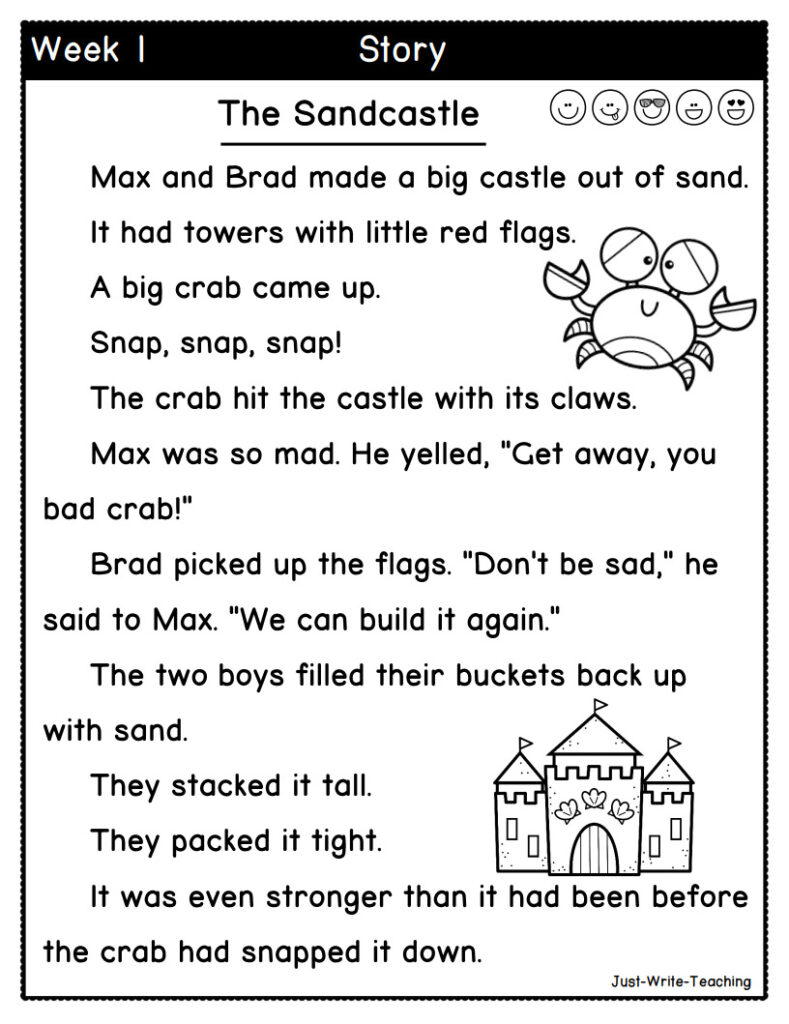 Rising First Grade Summer Reading Packet (Kindergarten Review) | Made ...