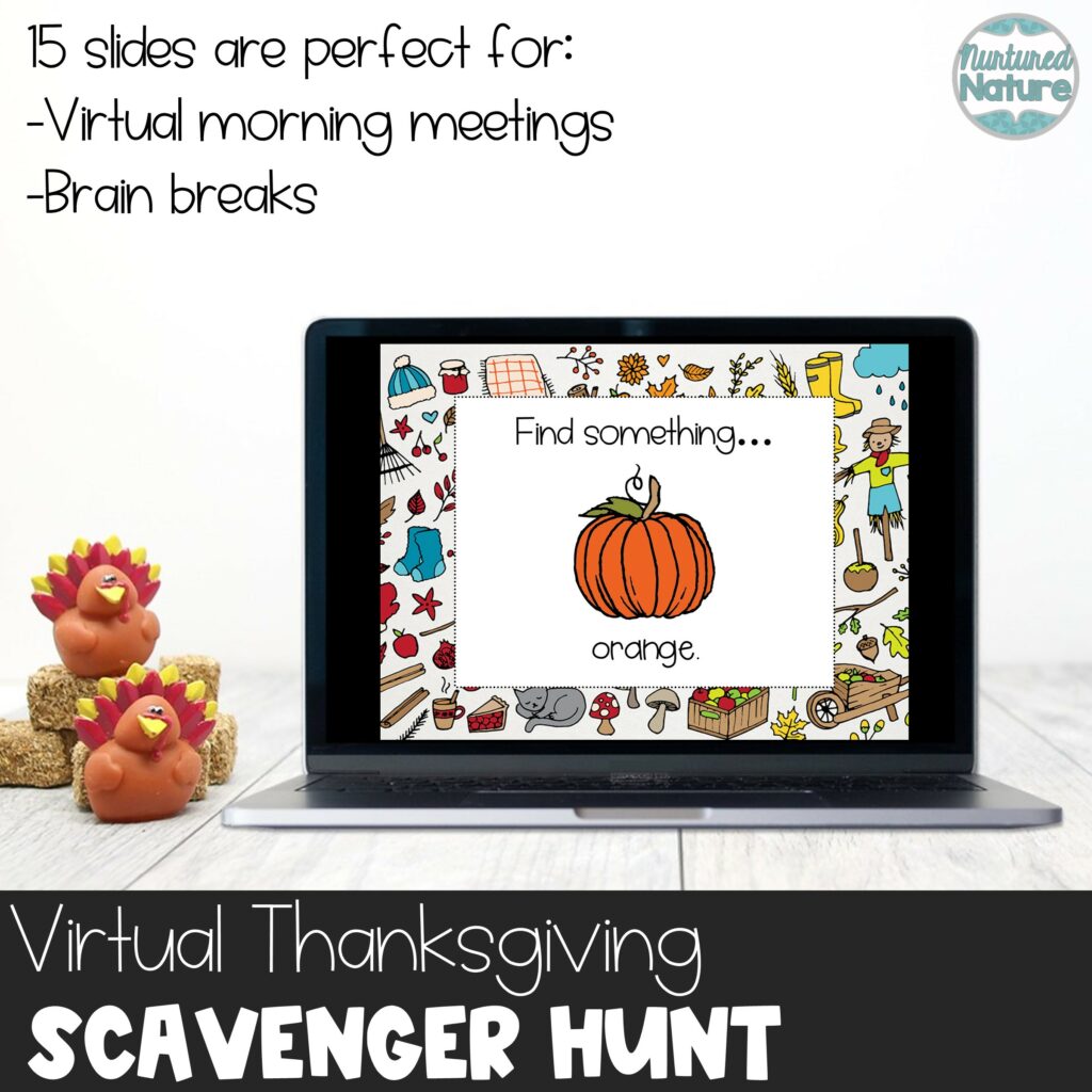 Thanksgiving Virtual Scavenger Hunt | Made By Teachers