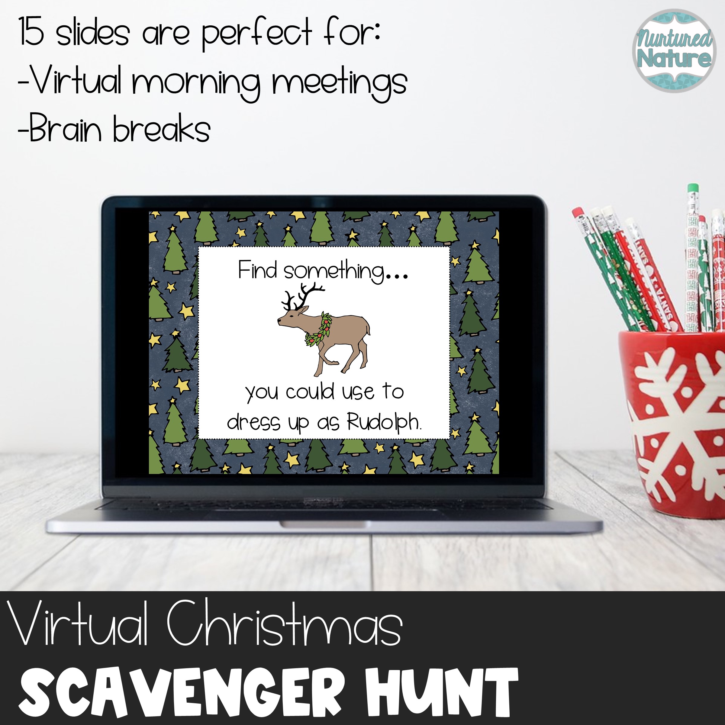 Christmas Virtual Scavenger Hunt | Made By Teachers