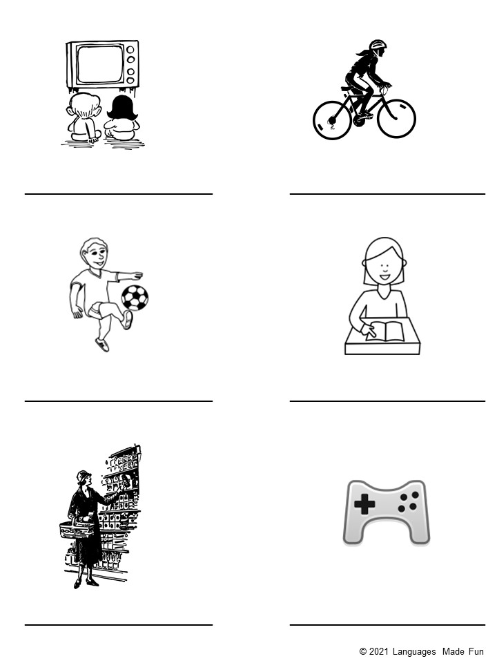 Los Pasatiempos - Spanish Hobbies | Made By Teachers