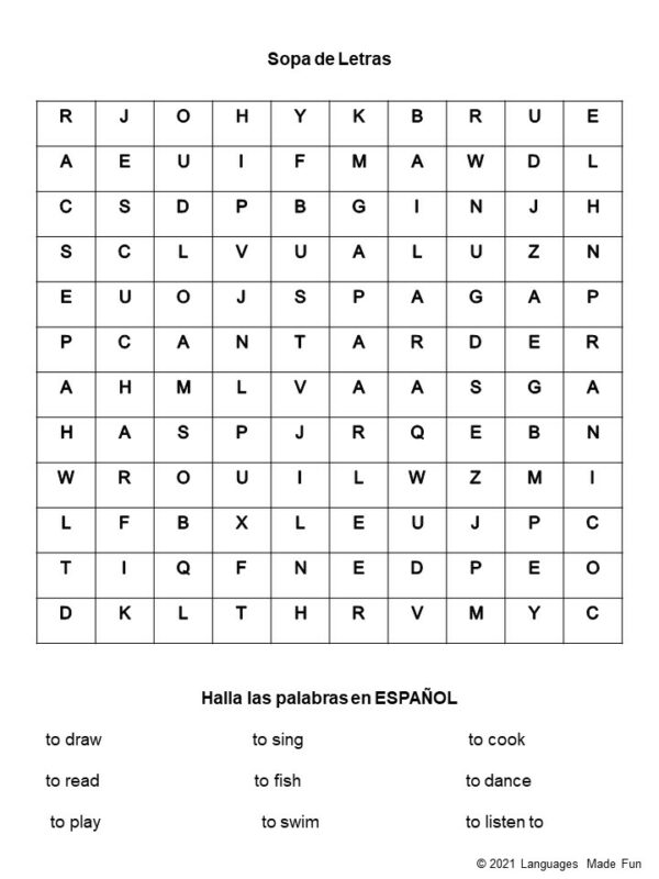 Los Pasatiempos - Spanish Hobbies | Made By Teachers