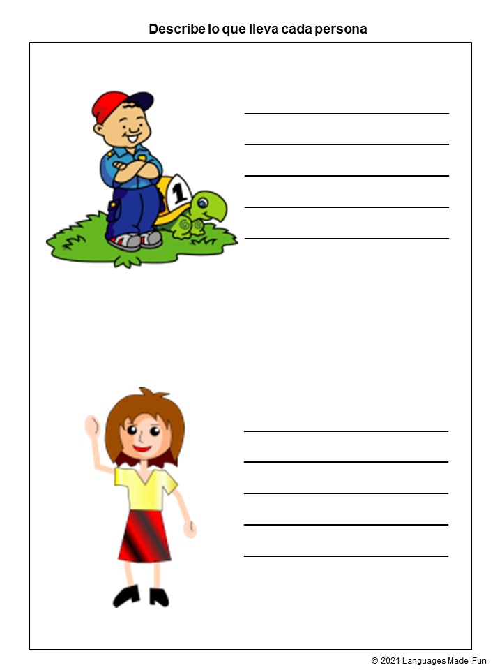 La Ropa - Spanish Clothing Activities | Made By Teachers