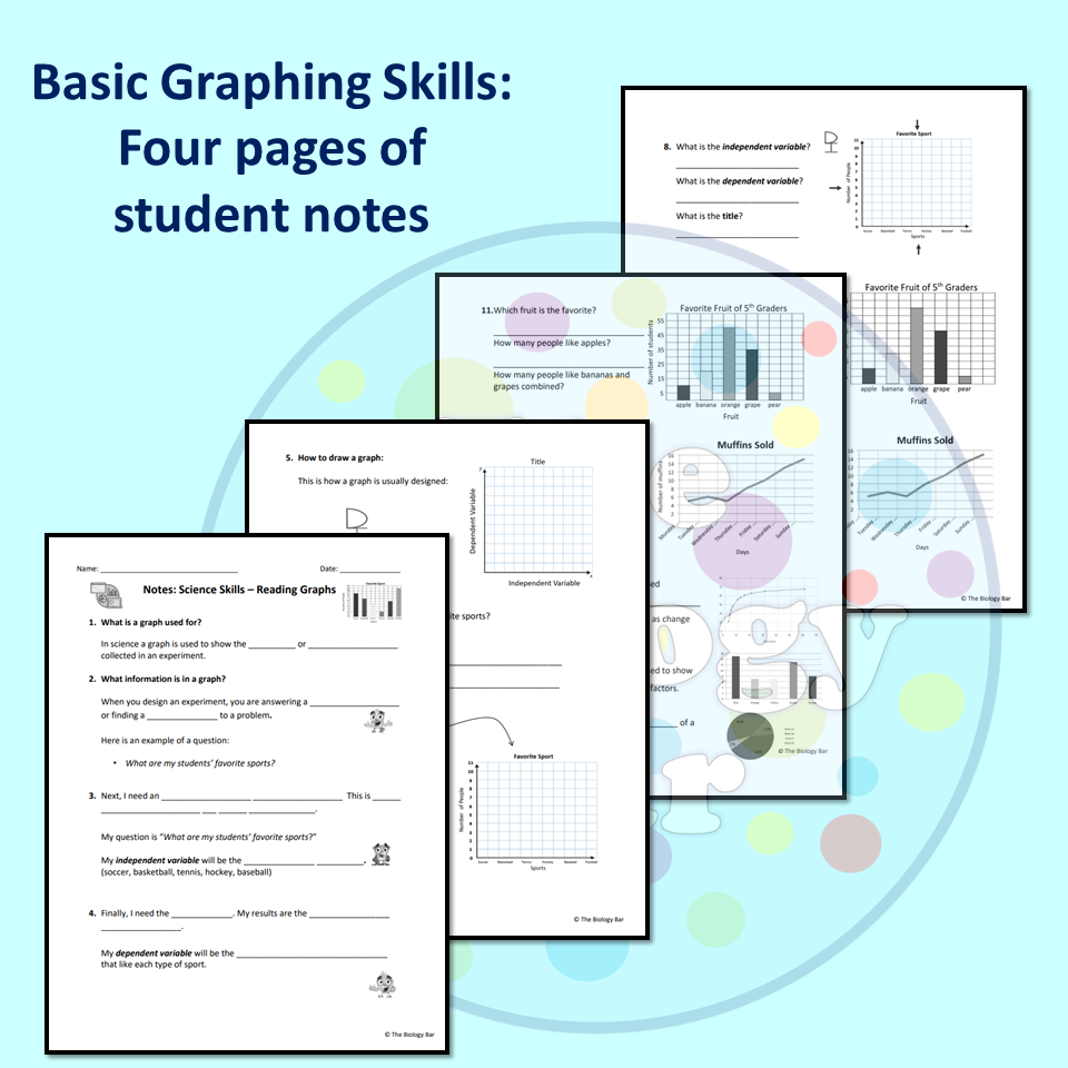 Basic Graphing Notes for Science | Made By Teachers