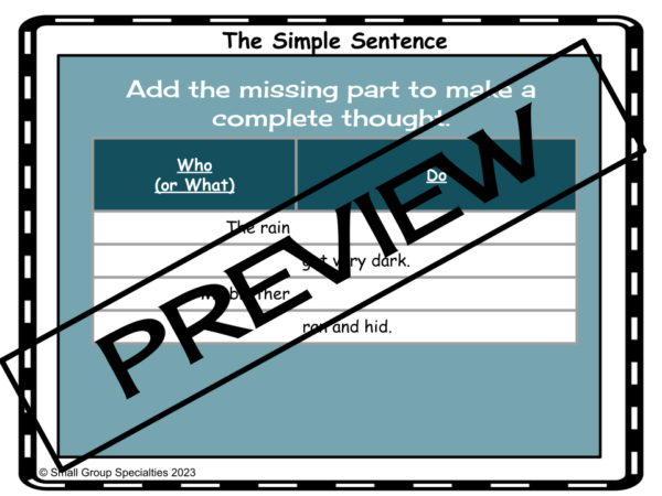 How Do I Write A Simple Sentence? | Made By Teachers