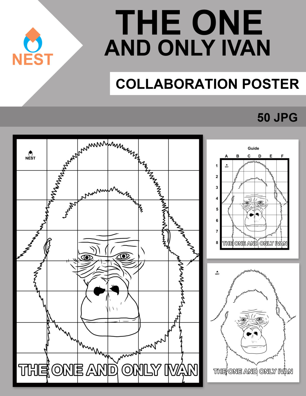 The One and Only Ivan Collaboration Poster | Made By Teachers