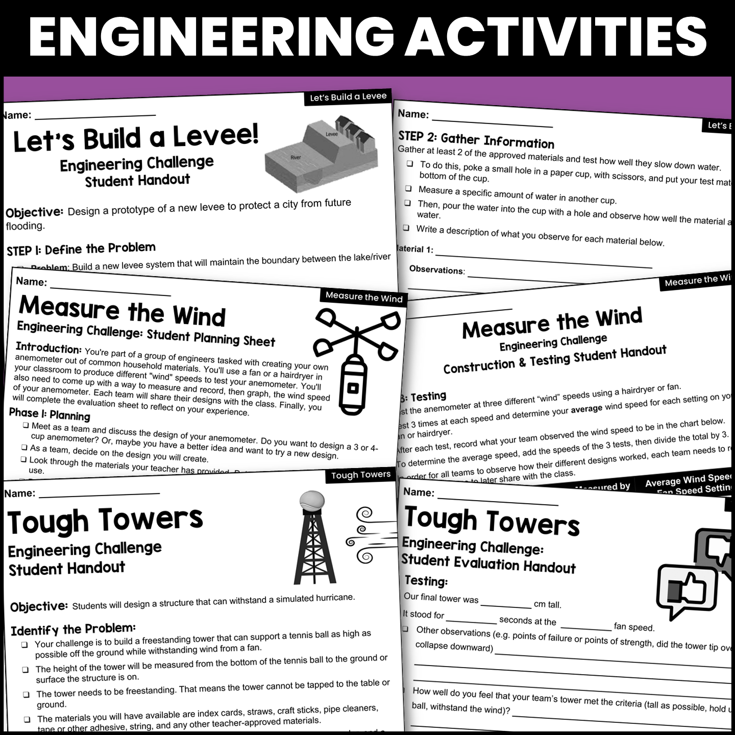 Zane and the Hurricane Novel Study STEAM Activities | Made By Teachers