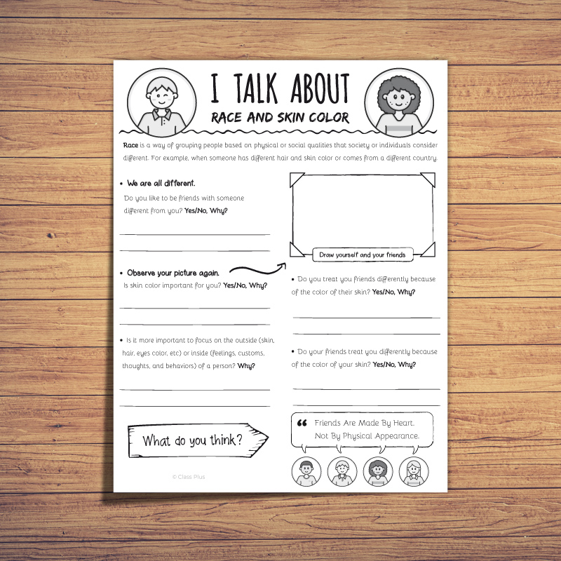 Racism (Skin Color) Anti-Racism Activity | Made By Teachers