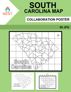 South Carolina Map Collaboration Poster | Made By Teachers