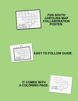 South Carolina Map Collaboration Poster | Made By Teachers