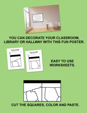 South Carolina Map Collaboration Poster | Made By Teachers