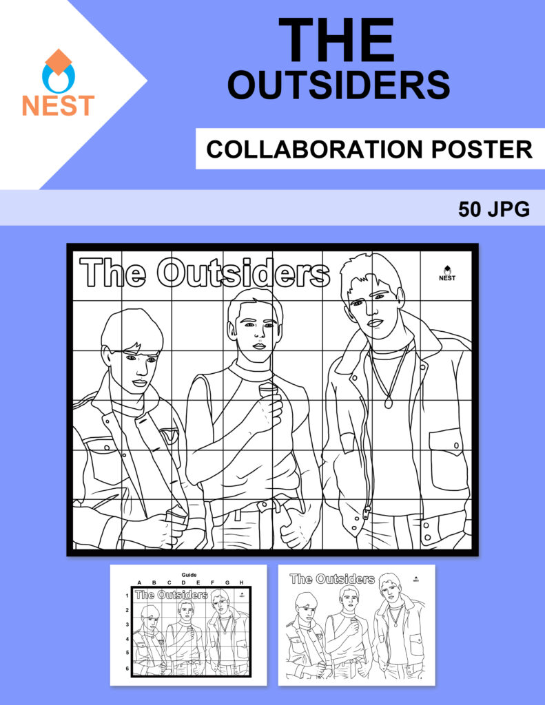The Outsiders Novel Collaboration Poster | Made By Teachers