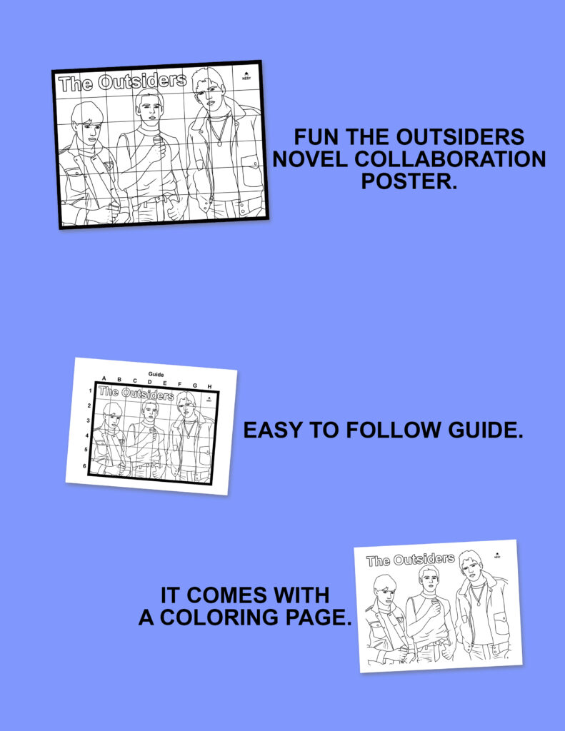 The Outsiders Novel Collaboration Poster | Made By Teachers