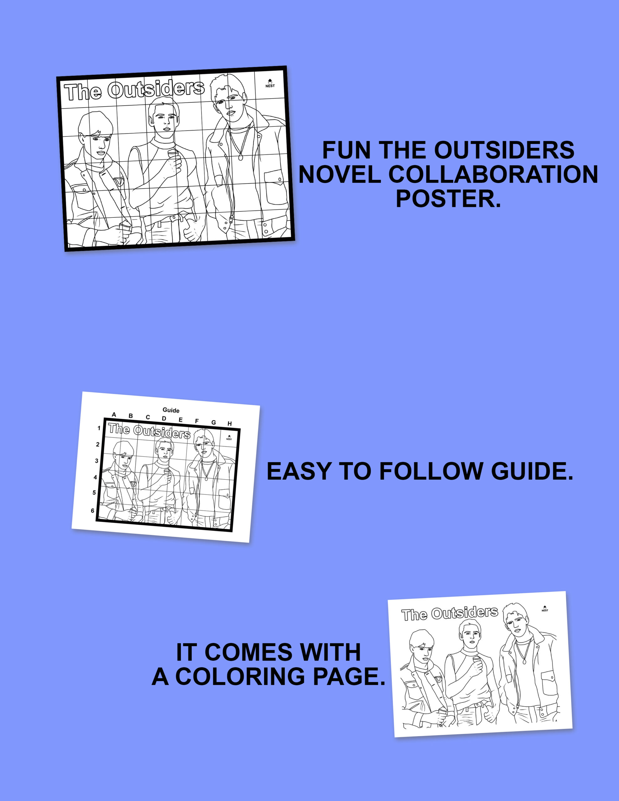 The Outsiders Novel Collaboration Poster | Made By Teachers