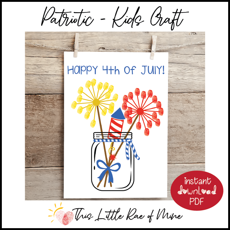 Happy 4th of July - Sparklers - USA - Patriotic - printable ...