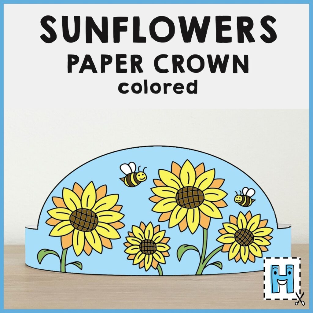 Kangaroo Paper Crowns Printable Australian Animal Coloring Craft | Made ...