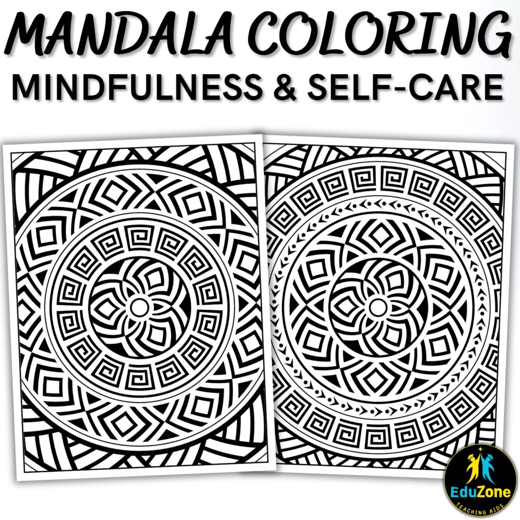 Meditative Mandalas: Coloring Book for Mental Wellness - Printable ...