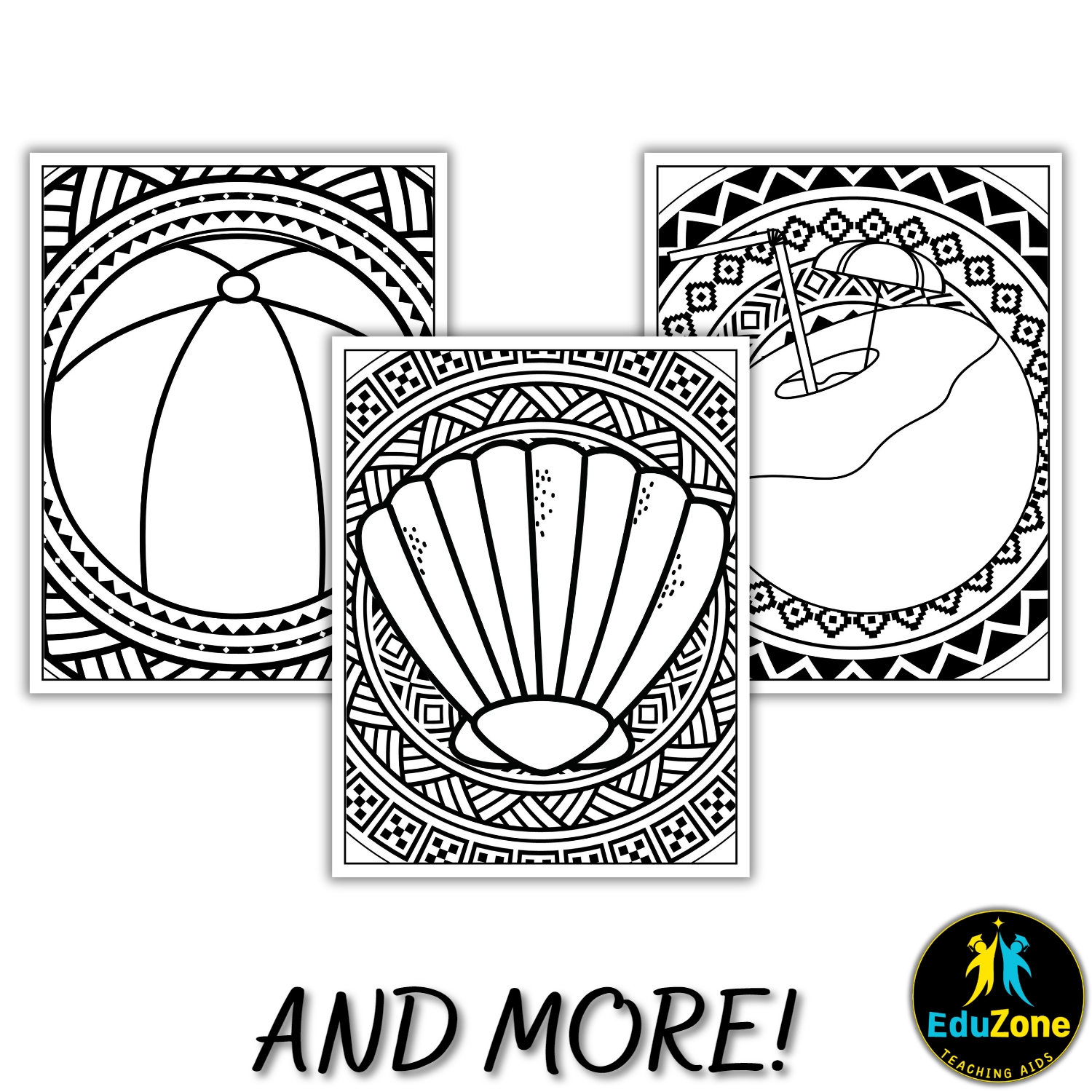Printable Summer Mandala Coloring Pages - Fun & Relaxing Activity for ...