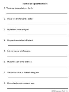 Family members in Spanish - La Familia | Made By Teachers