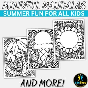 Summer Mandala Coloring Pages: Relaxing & Printable - Summer Fun for ...