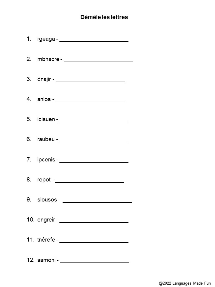 La Maison - French House Vocabulary & Activities | Made By Teachers