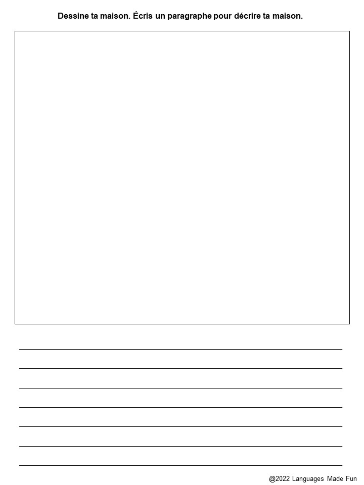 La Maison - French House Vocabulary & Activities | Made By Teachers