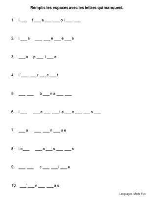 Les Fruits - Fruits in French | Made By Teachers