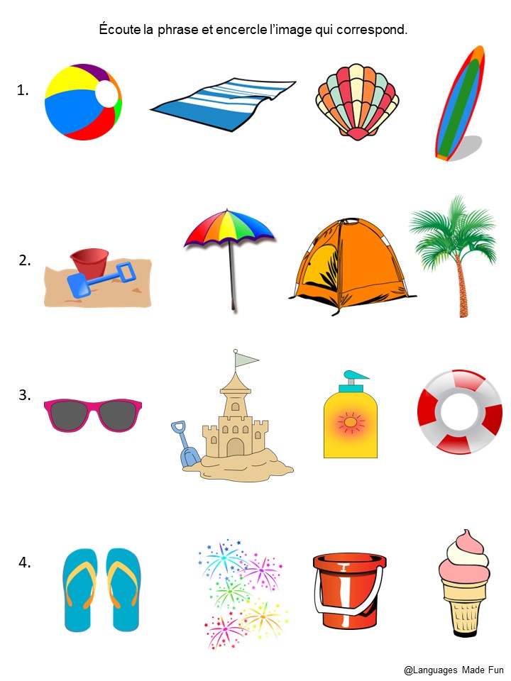 L'été - Summer Listening & Reading Comprehension Activities | Made By ...