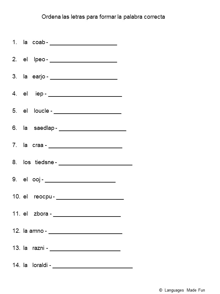 El Cuerpo Humano - Spanish Body Parts | Made By Teachers