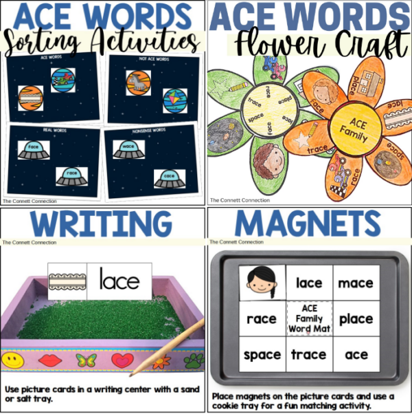ACE Words Worksheets and Hands On Centers Bundle | Made By Teachers