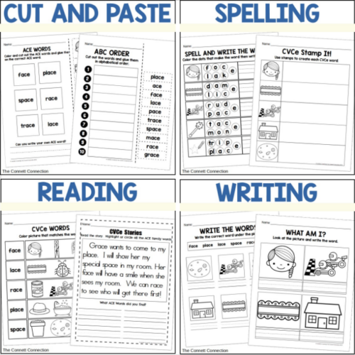 ACE Words Worksheets and Hands On Centers Bundle | Made By Teachers