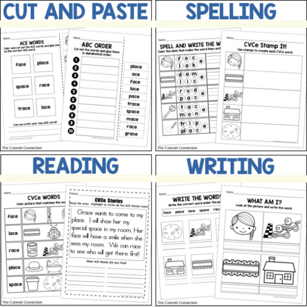 ACE Words Worksheets and Hands On Centers Bundle | Made By Teachers