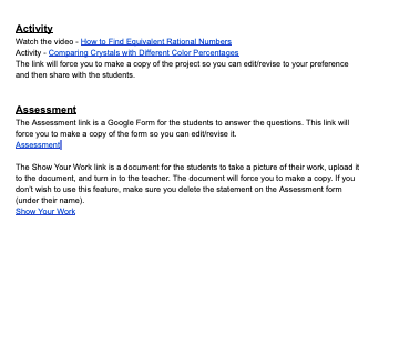Complete Online Distance Learning 7th Math Equivalent Rational Numbers ...