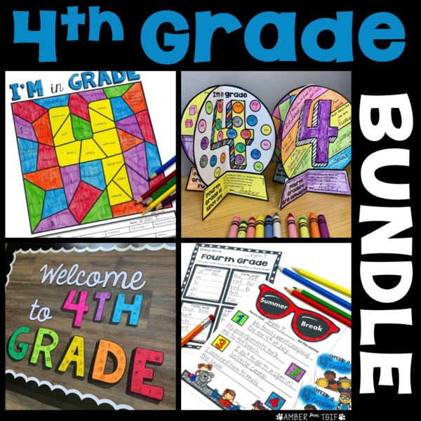 4th Grade Back to School Activities and Bulletin Board BUNDLE | Made By ...