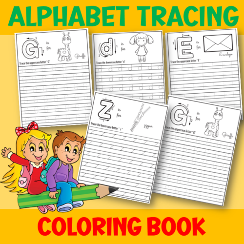 ABC Adventures: Alphabet Tracing and Coloring Book for Kids | Made By ...