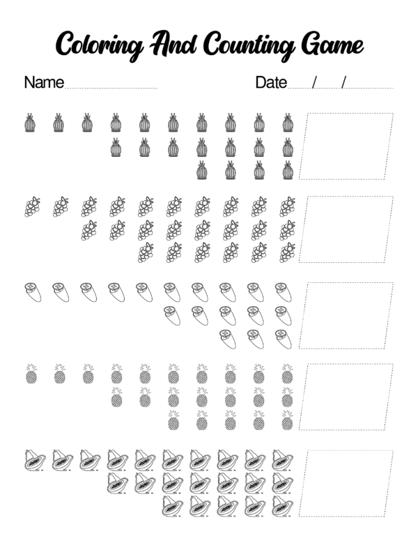 Colorful Counting: A Fun Coloring and Counting Game! | Made By Teachers