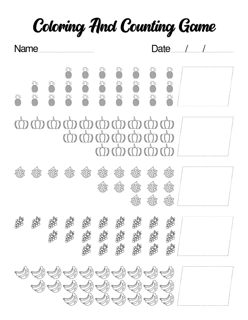 Colorful Counting: A Fun Coloring and Counting Game! | Made By Teachers