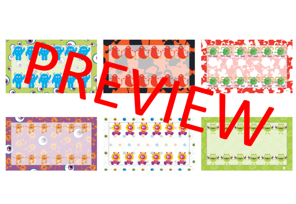 Editable Behavior Punch Cards Monster Theme | Made By Teachers