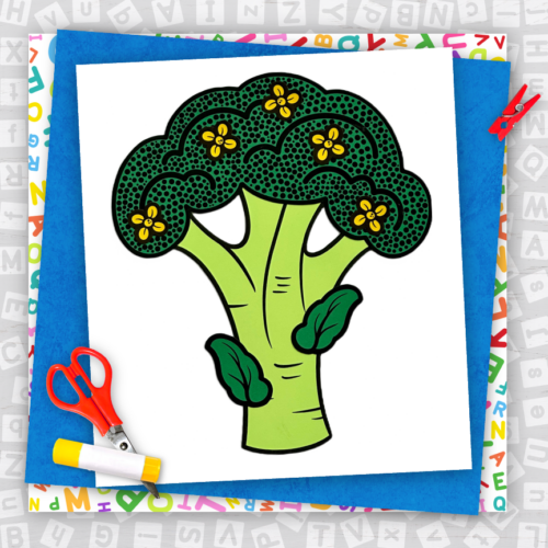 Broccoli Craft | Vegetable Craft | Made By Teachers