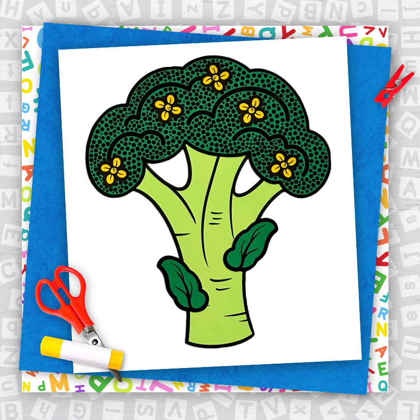 Broccoli Craft | Vegetable Craft | Made By Teachers