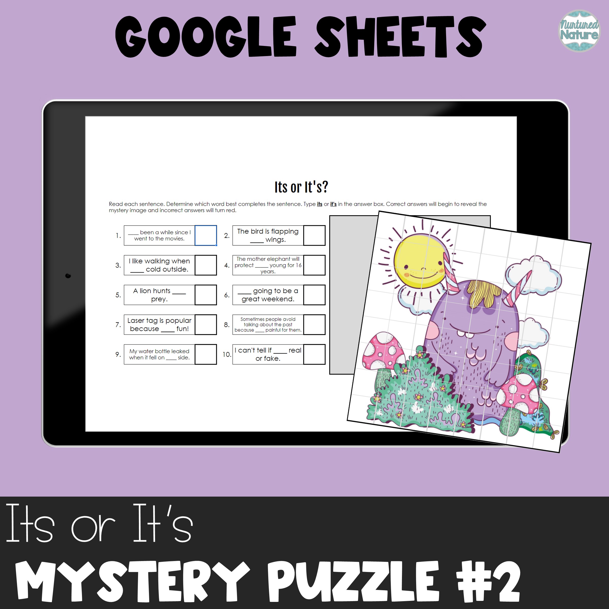 Its or It's Digital Pixel Art Mystery Puzzle 2 - Commonly Confused ...