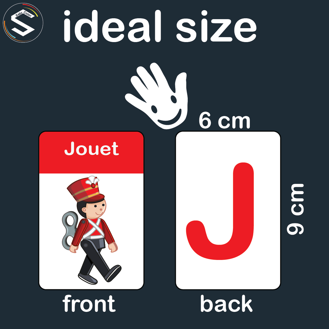 FRENCH Alphabet Flashcards with images - 26 Cards | Made By Teachers