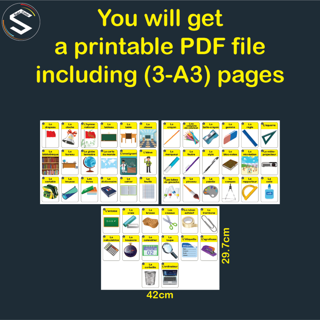 L'école | French SCHOOL lexicon, vocabulary flashcards | Made By Teachers