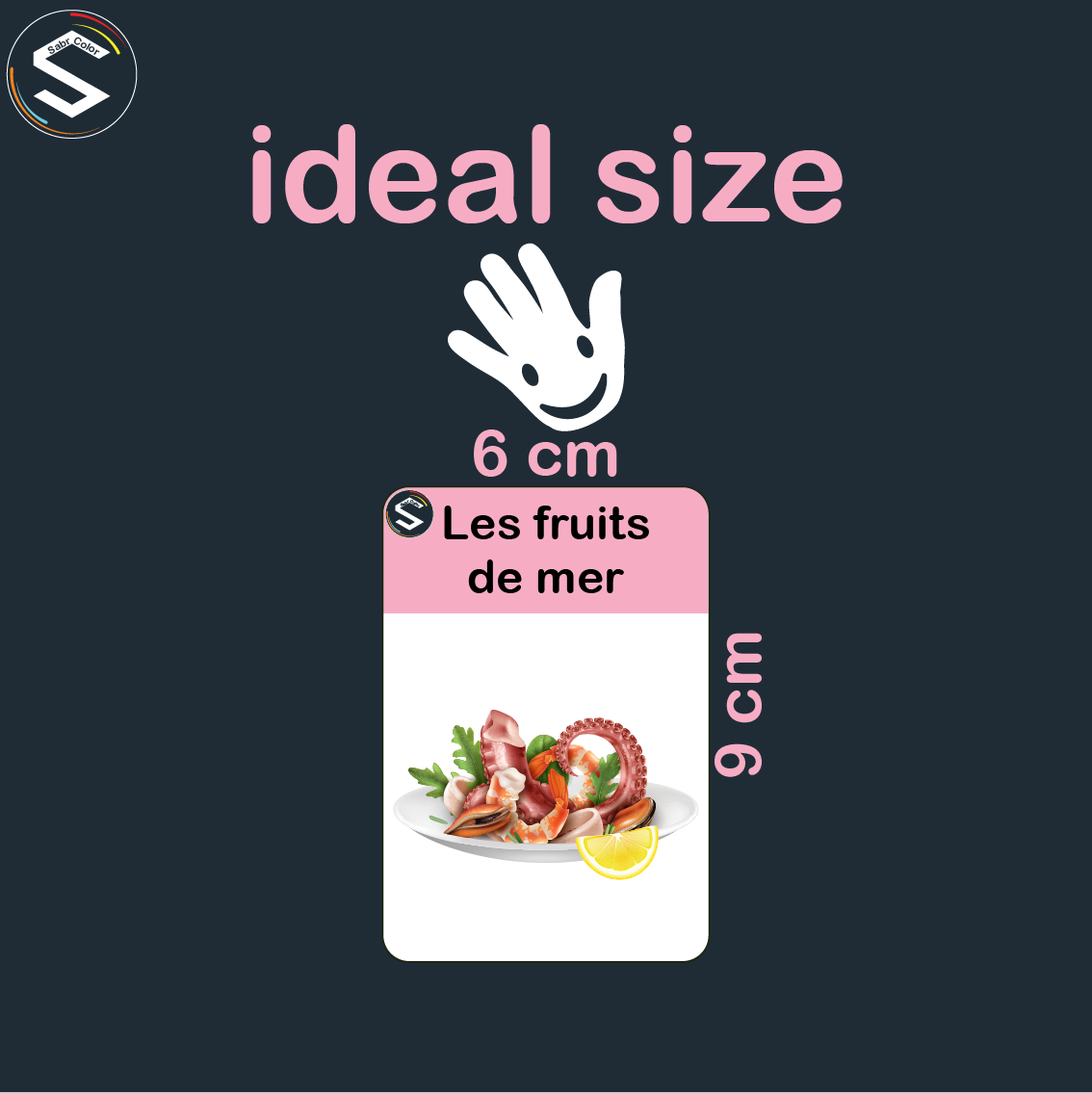 FRENCH foods Vocabulary list flashcards | La nourriture (9x6cm) | Made ...