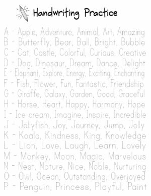 Handwriting Practice & Alphabet Tracing,Numbers, Words, Sentences ...