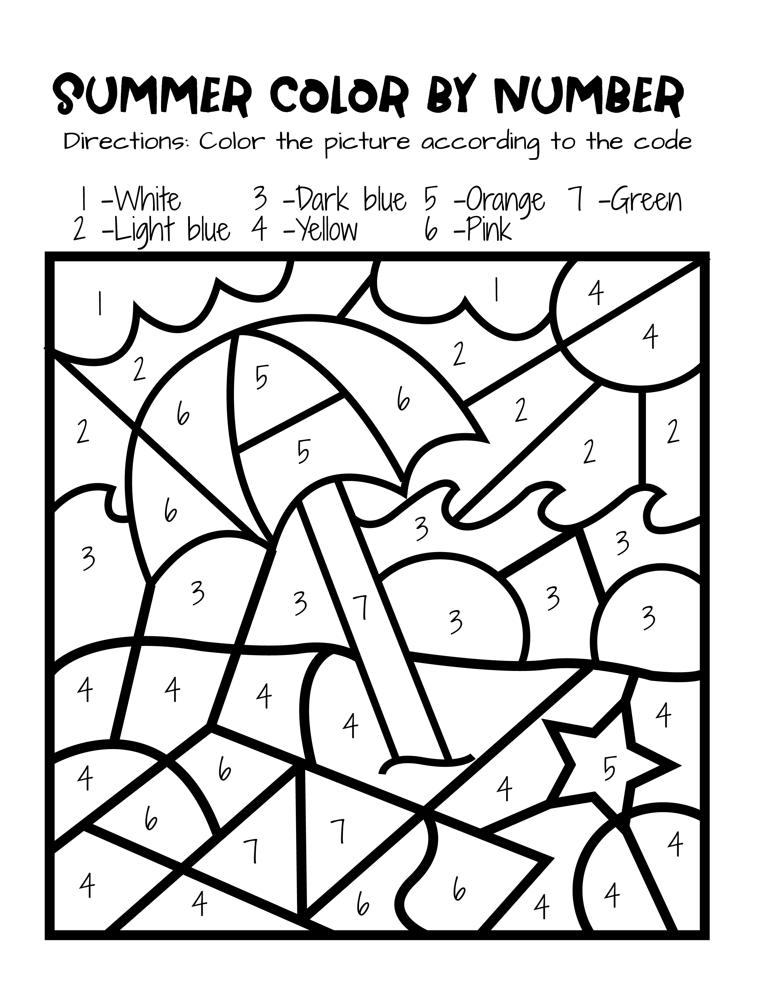 Summer Bliss: A Coloring Book for Fun in the Sun | Made By Teachers