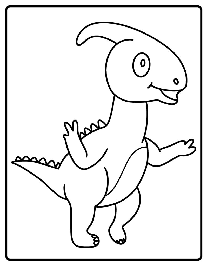 Dino-Mite Cuteness: Adorable Dinosaurs for Coloring Fun | Made By Teachers