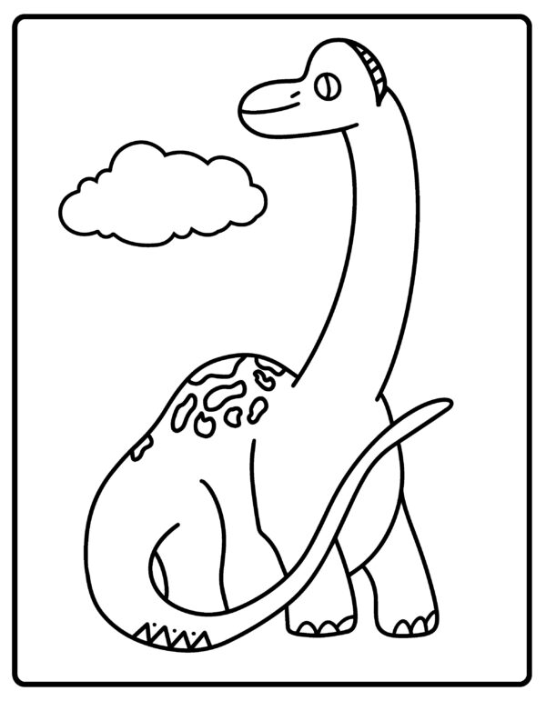 Dino-Mite Cuteness: Adorable Dinosaurs for Coloring Fun | Made By Teachers